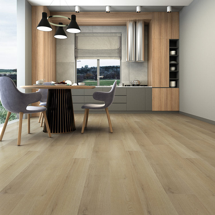 Amor SPC Textured/EIR 9"x60" Vinyl Flooring 7mm - Bonavia Tint ...