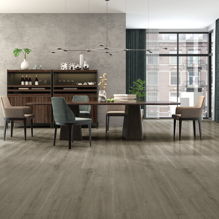 Amor SPC Textured/EIR 9"x60" Vinyl Flooring 7mm - Onyx Shade – mayausatile