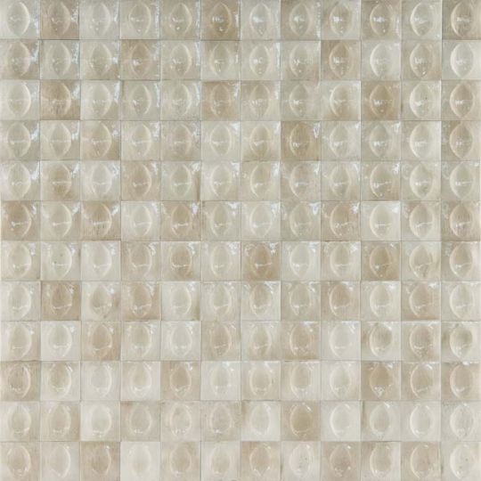 Aquatica Beige 3D Egg Deco Glossy Porcelain Pool Tile 4"x4" - Gleeze C ...