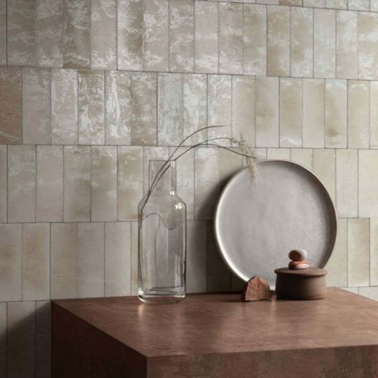 Aquatica Beige Glossy Porcelain Pool Tile 2"x6" - Gleeze Collection ...