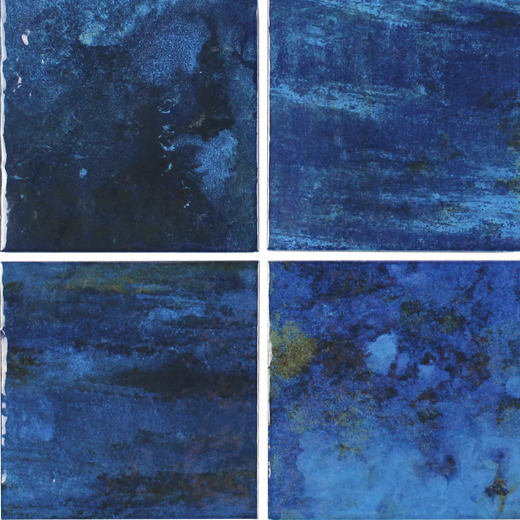 Aquatica Blue Porcelain Pool Tile 6"x6" - Sea Corallo Collection ...