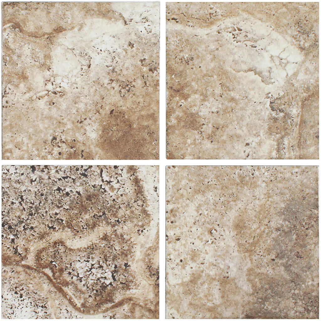 Aquatica Noce Porcelain Pool Tile 6"x6" - Scavo II Collection – mayausatile