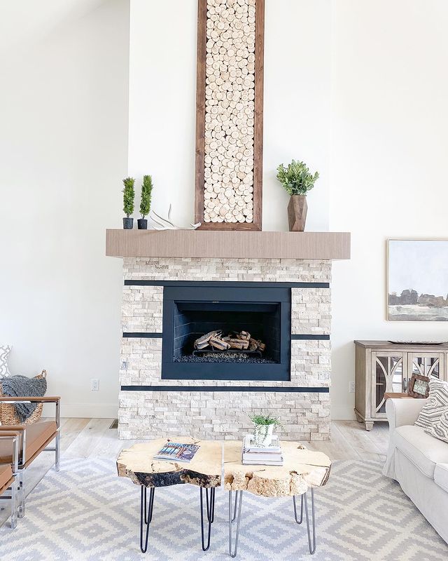 MSI Rockmount Roman Beige Travertine Splitface Ledger Panel 6"x24"