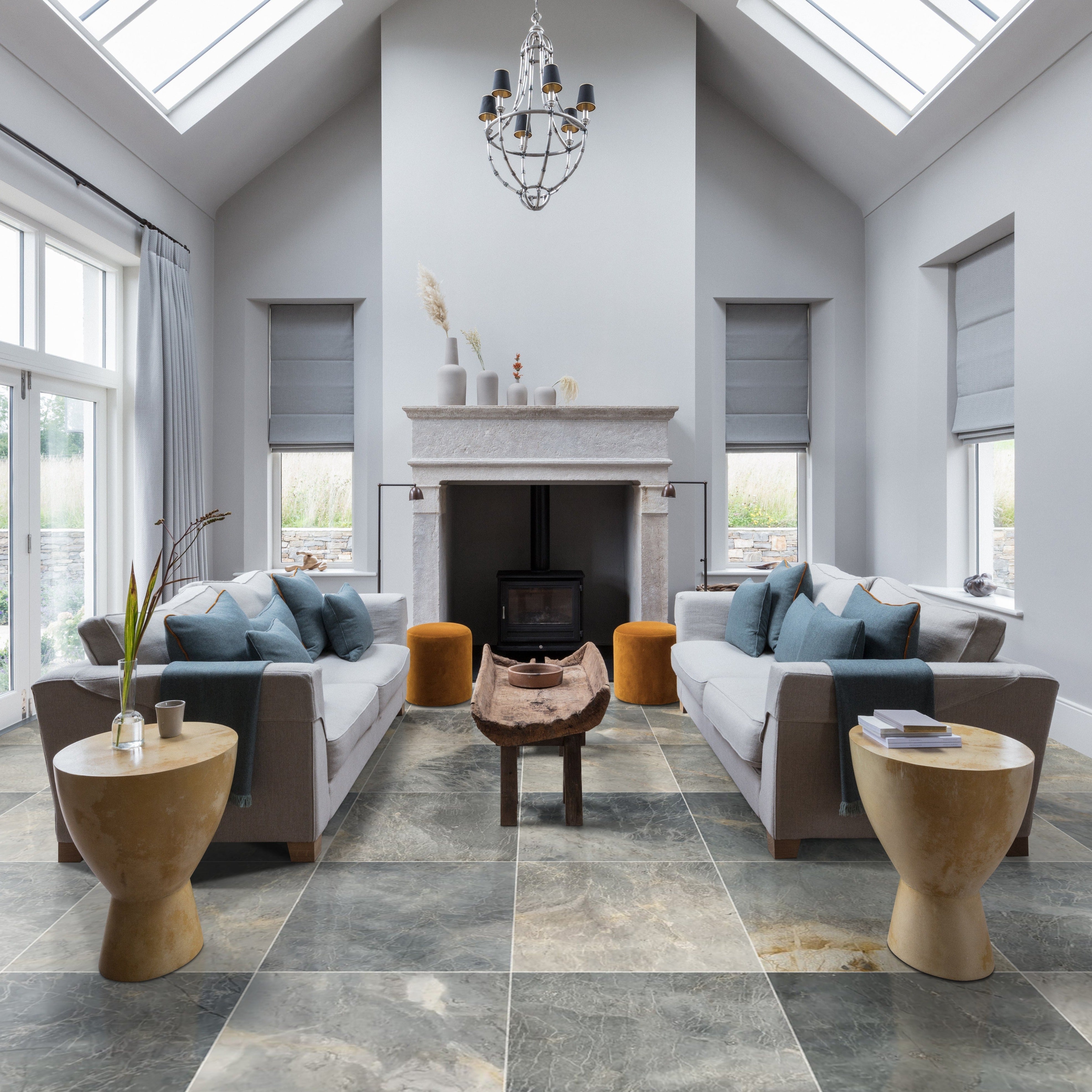 Nordic Blue Marble Polished Floor and Wall Tile – mayausatile