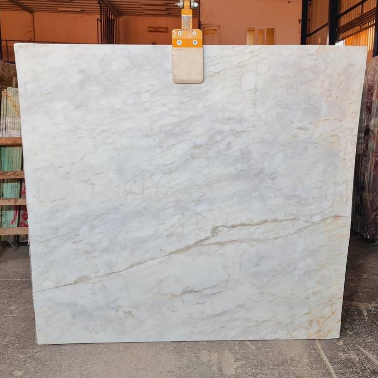 Sugar White Bookmatching Polished Marble Slab – mayausatile