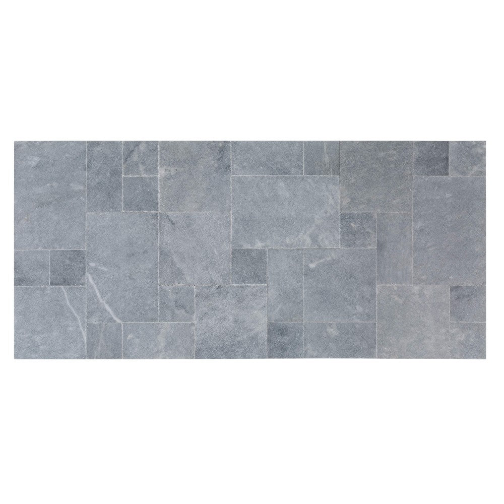 Bluestone Sandblasted Brushed French Pattern Set Marble Tile