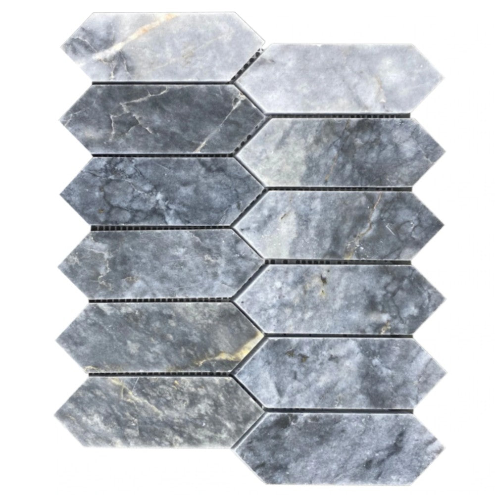Luna Sky Marble Strada on 12" x 12" Mesh Mosaic Tile – mayausatile
