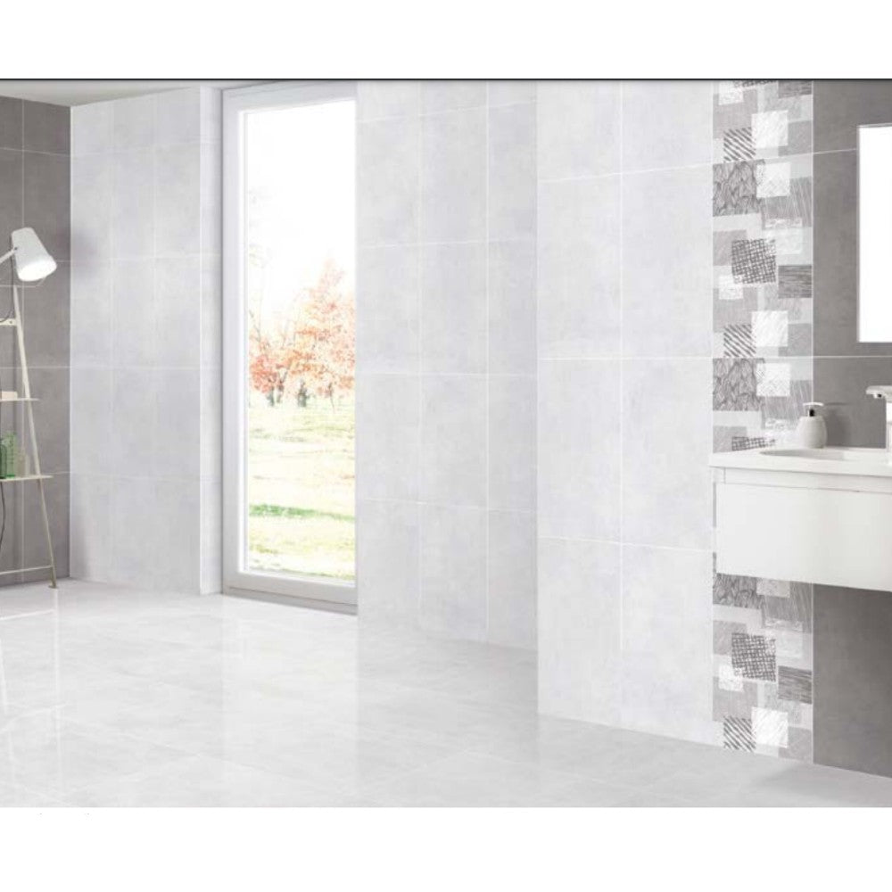 Anka Nil Grey Glossy Porcelain Wall, Floor and Decor Tile – mayausatile