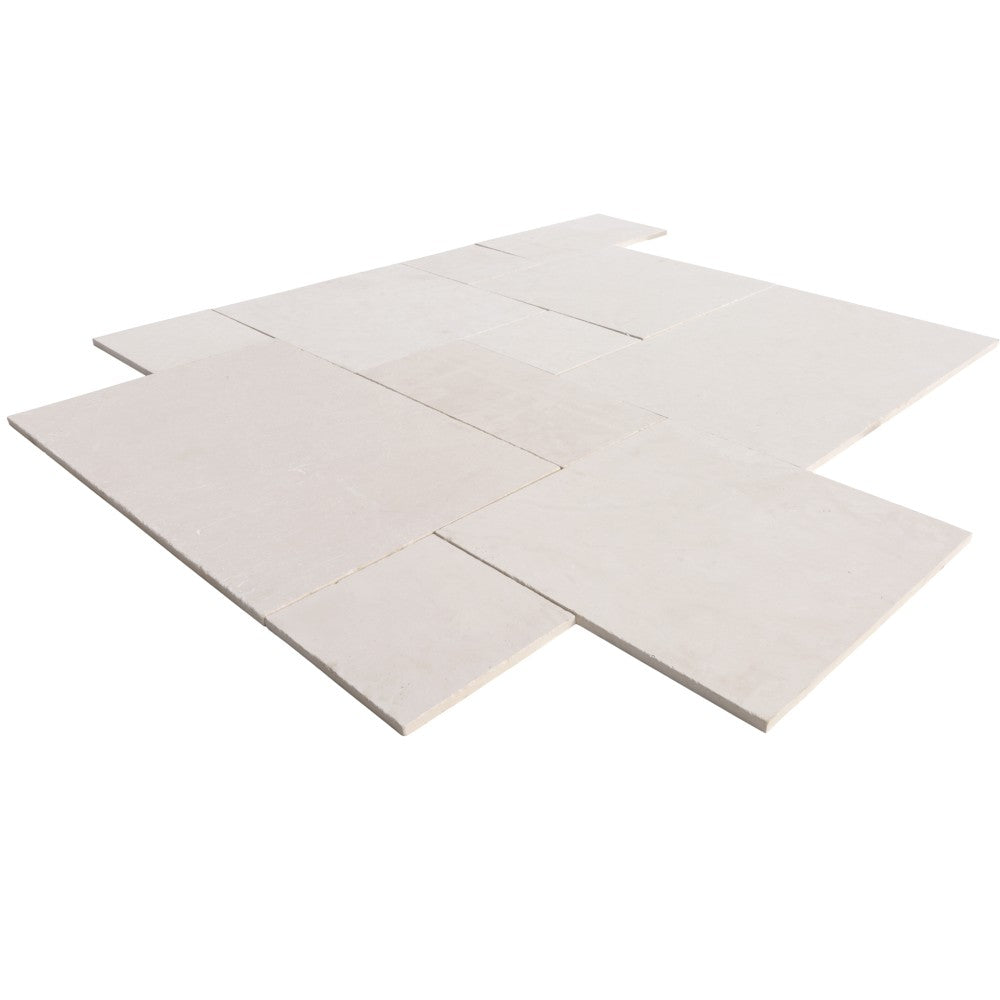 Antalya White French Pattern Set Limestone Tile – mayausatile
