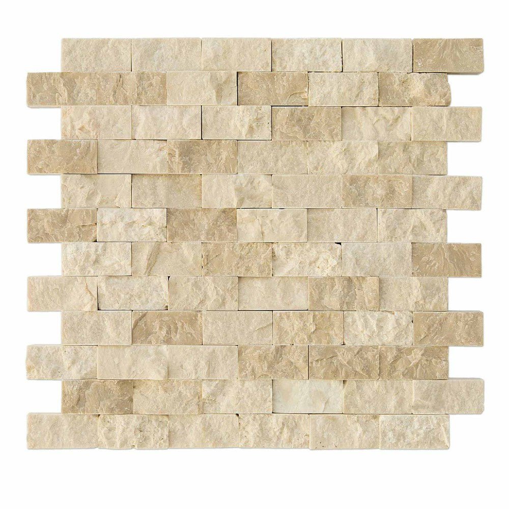 Cappuccino Split Face Marble Mosaics – mayausatile