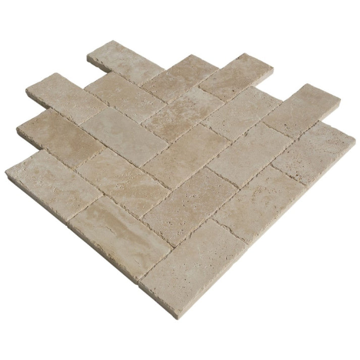 Classic Light Beige Travertine Pavers – mayausatile