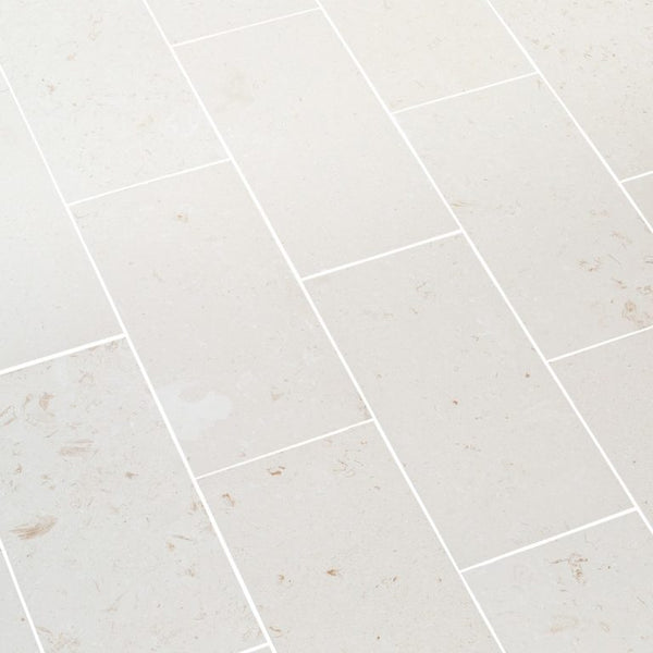 Myra White Limestone Tile Honed – mayausatile