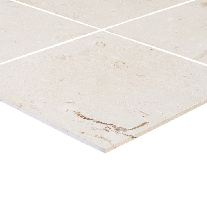 Myra White Limestone Tile Honed – mayausatile